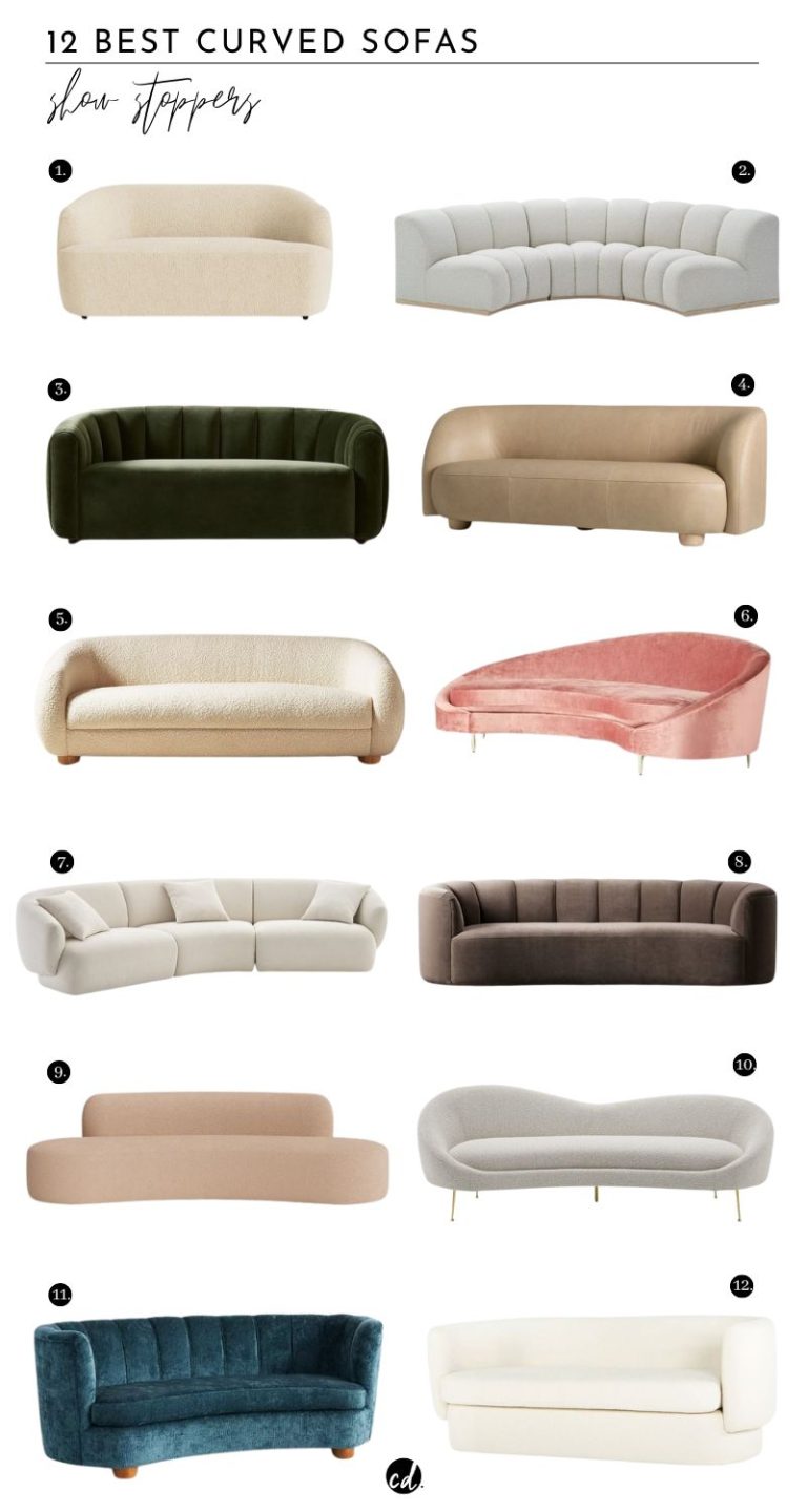 The Best Curved Sofas To Elevate Your Living Room