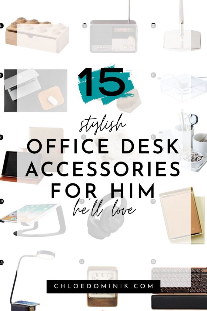 15 Stylish Office Desk Accessories For Him He'll Love