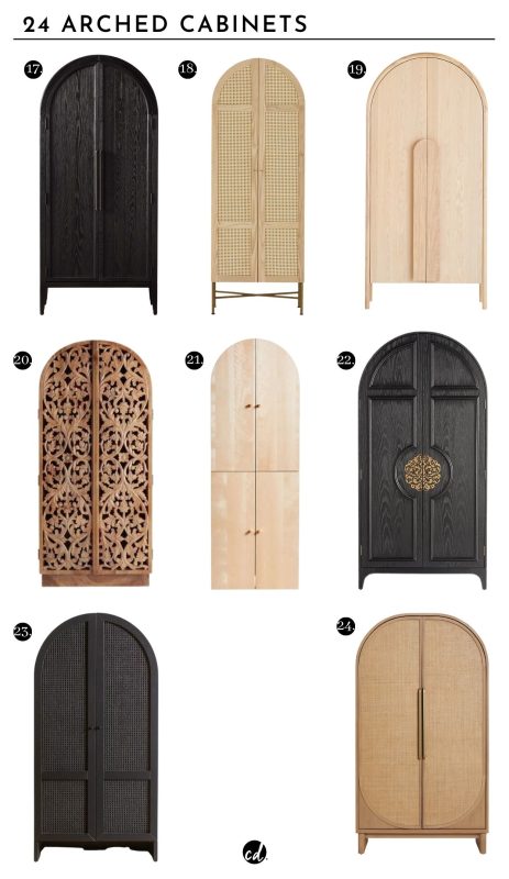 24 Beautiful Arched Cabinets To Upgrade Your Room