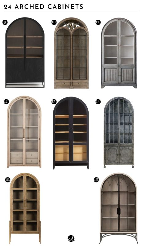 24 Beautiful Arched Cabinets To Upgrade Your Room