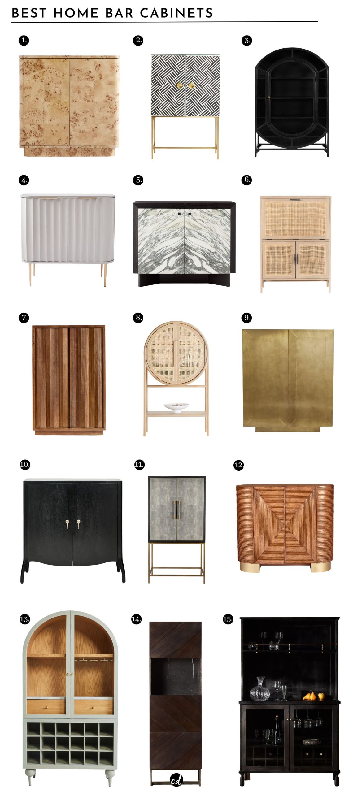 15 Gorgeous Best Home Bar Cabinets For Hosting - Chloe Dominik