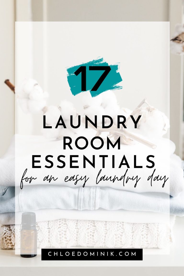 17 Laundry Room Essentials For An Easy Laundry Day - Chloe Dominik