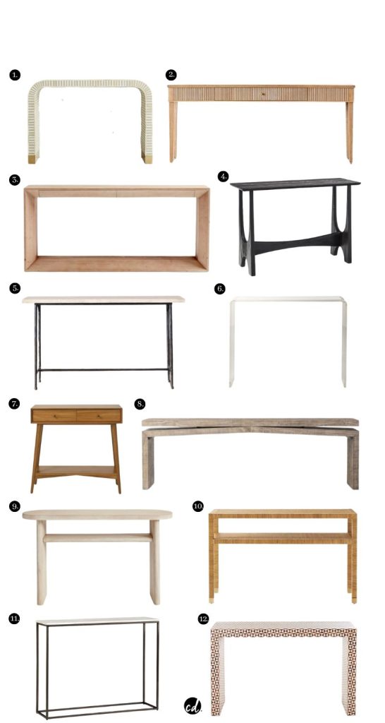 12 Best Console Tables For Entryway For An Open Feel - Chloe Dominik