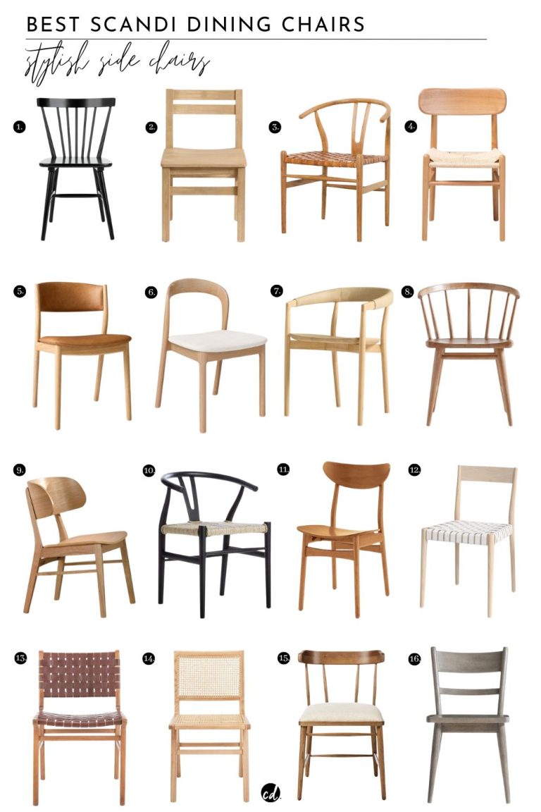 16 Best Looking Scandinavian Dining Chairs You'll Love - Chloe Dominik