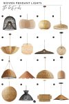 16 Beautiful Woven Pendant Lights Best Picks - Chloe Dominik